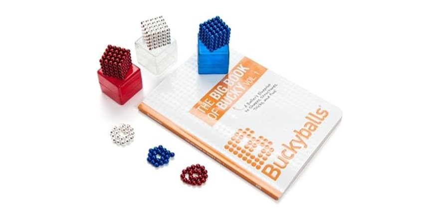 Limited Edition Patriotic Buckyballs 144-Piece Magnetic Set - 3 Pack ...