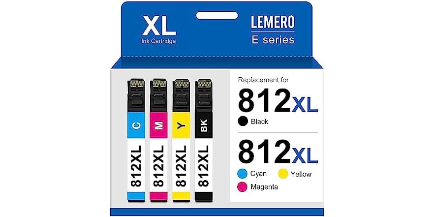 Ink Cartridge for Epson 812XL Combo Pack