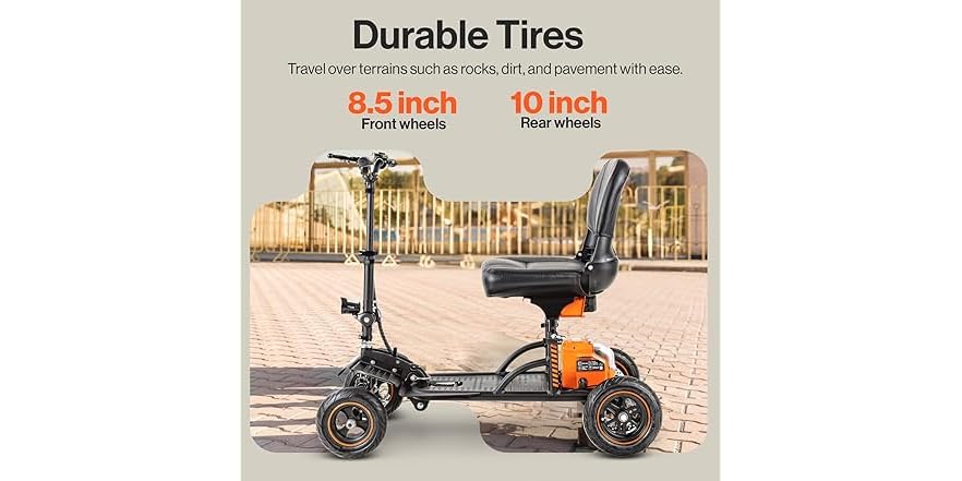 SuperHandy 4 Wheel Mobility Scooter Explorer