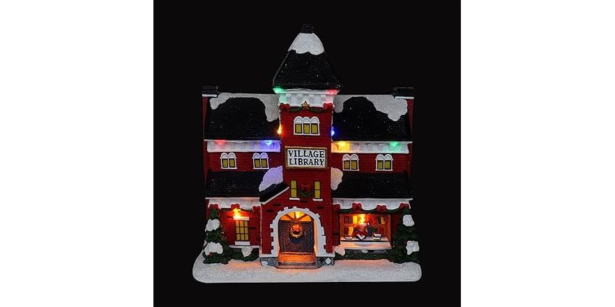 Christmas Village Library