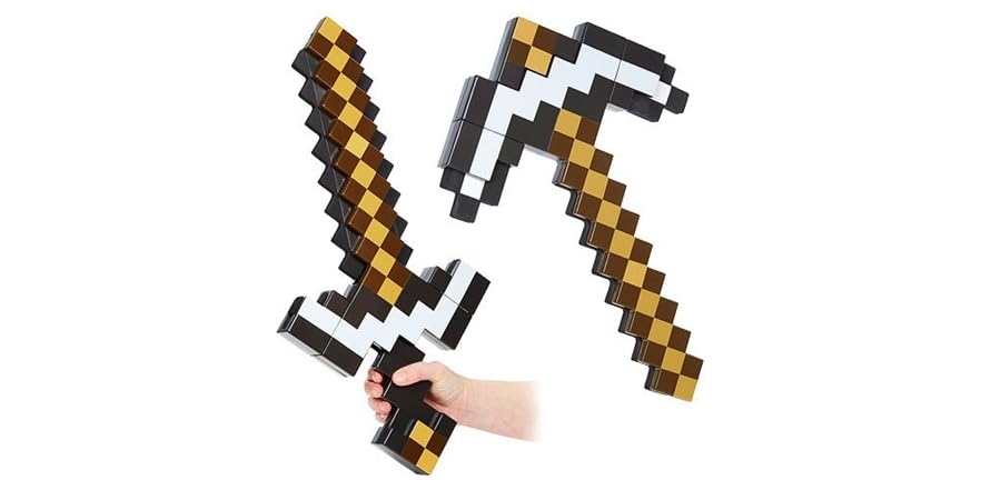 Mattel Minecraft 2-in-1 Sword & Pickaxe