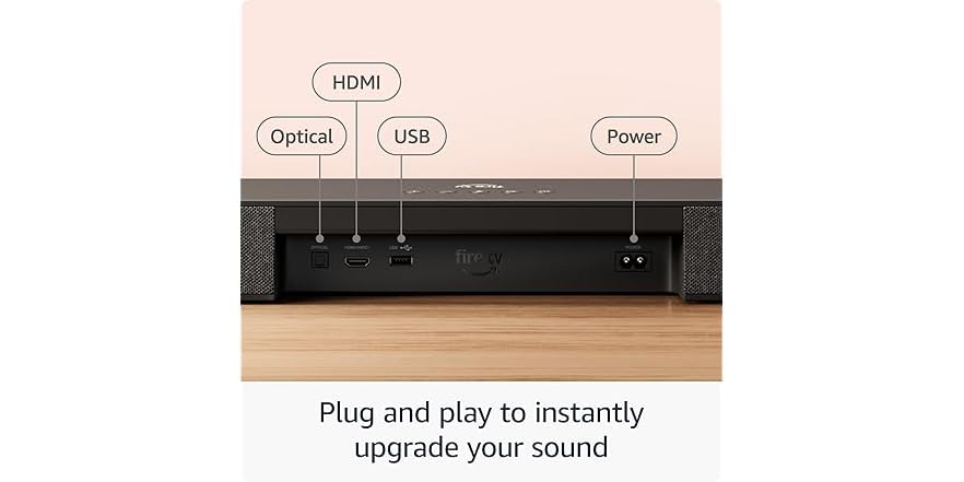 Amazon Fire TV Soundbar Plus (Newest Model)