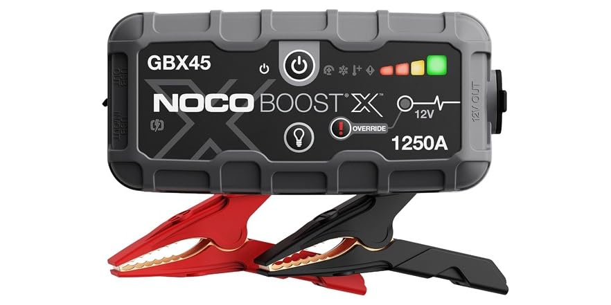 NOCO Boost X GBX45 1250A, 12V Portable Jump Starter (Open Box)