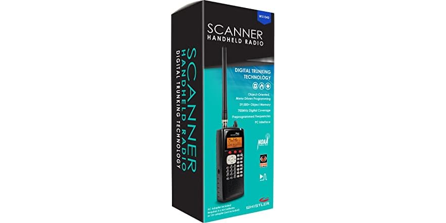 Whistler WS1040 Handheld Digital Scanner Radio