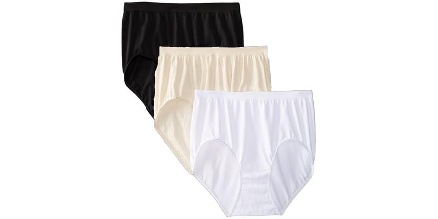Bali 6-Pack Bali Seamless Microfiber Briefs