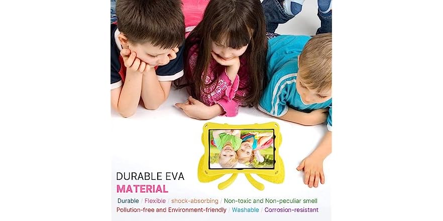 Fire 7 Tablet Case Kids, Yellow