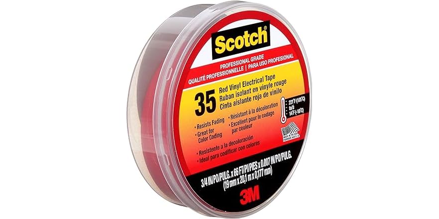Scotch 3M Scotch 35 Vinyl Electrical Color Co