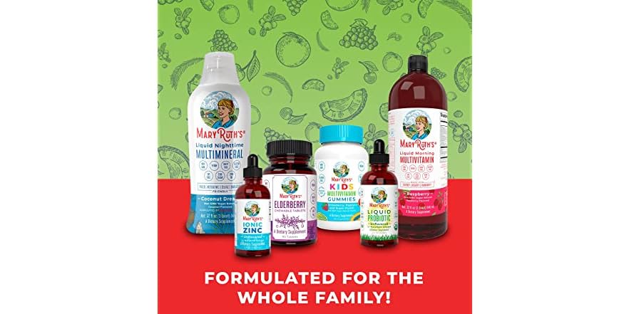 Mary Ruth Vitamin D3, B12 Gummies