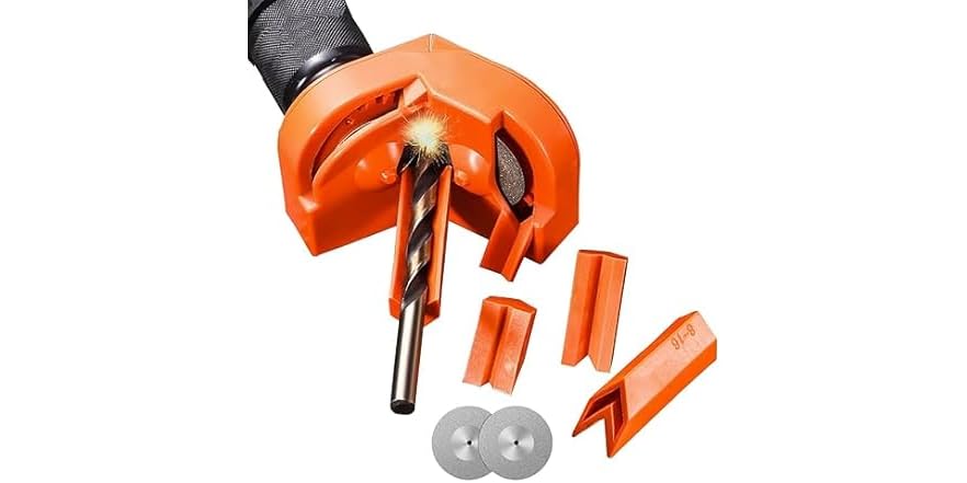 Drill Bit Sharpener, Orange