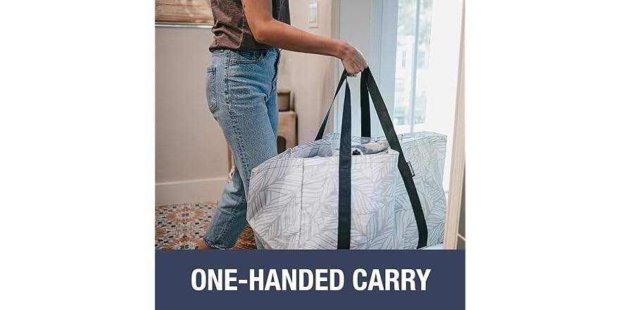 CleverMade 2PK Storage Bags/Totes - 76L, Ocean