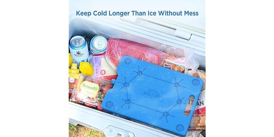 3 Large Cooler Ice Packs 10x13"