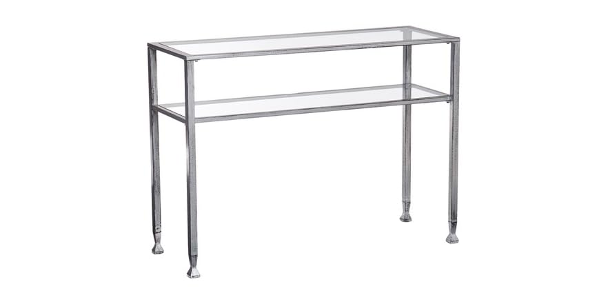 Metal/Glass Console Table - Silver