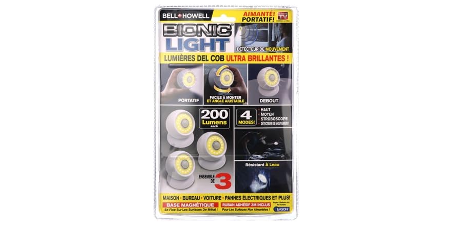 3, 6 or 9-Pk Bionic Ball LED Lights