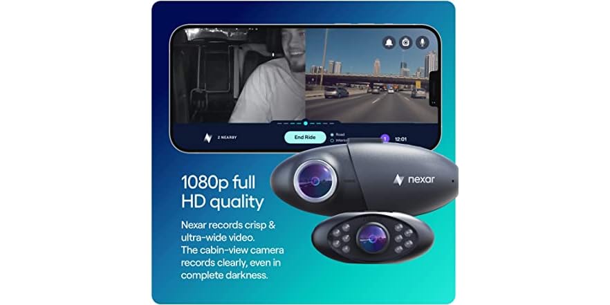 Nexar Pro Dual Dash Cam
