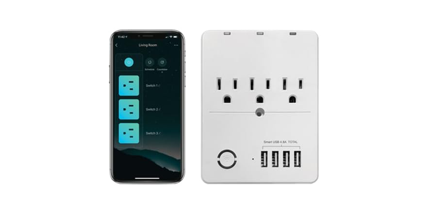 Brookstone WiFi Smart Hub Charging Station