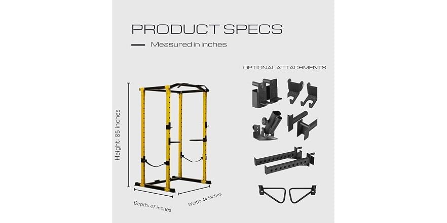 HulkFit Pro Series Power Cage Squat Rack