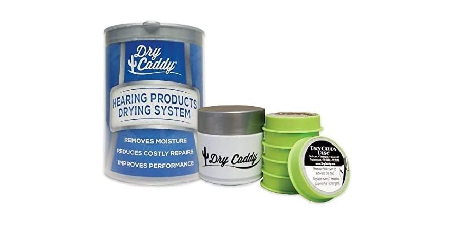 Dry Caddy Dry Aid Kit for Hearing Aids
