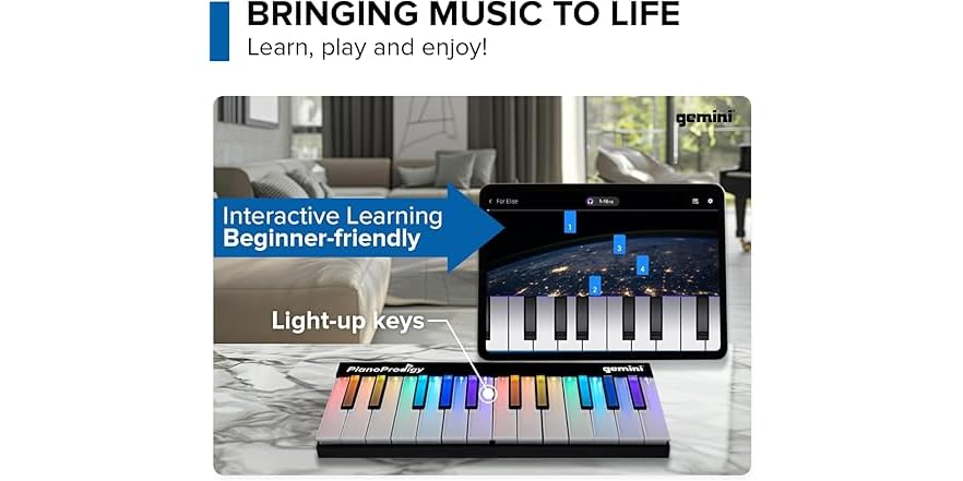 Gemini Sound GPP-101 PianoProdigy Keyboard