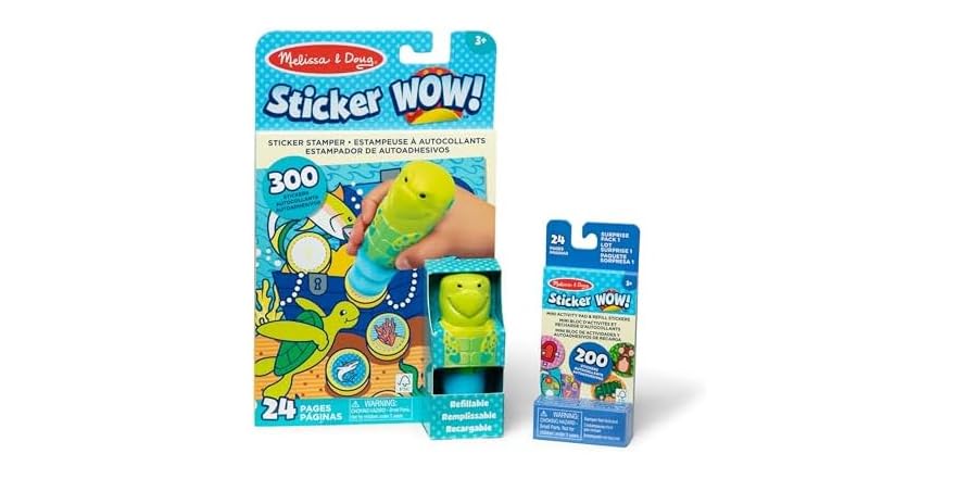 Melissa & Doug Sticker Set, Sea Turtle