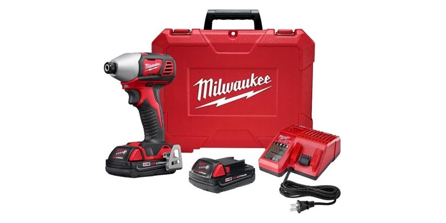 Milwaukee M18 1/4" Hex Impact Driver Kit