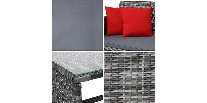 Sunnydaze Décor Ardfield 4-Piece Patio Set