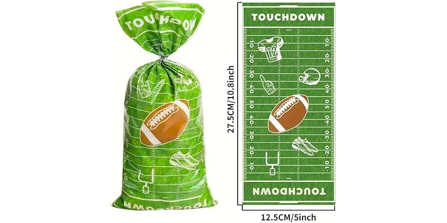 Rugby Candy Bags 50ct