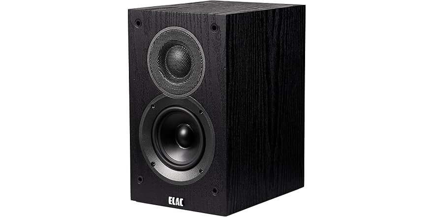 (NEW) ELAC 4" Passive Wired Bookshelf Speakers