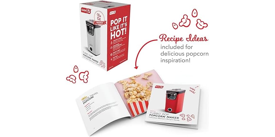 DASH Turbo POP Popcorn Maker with Cup