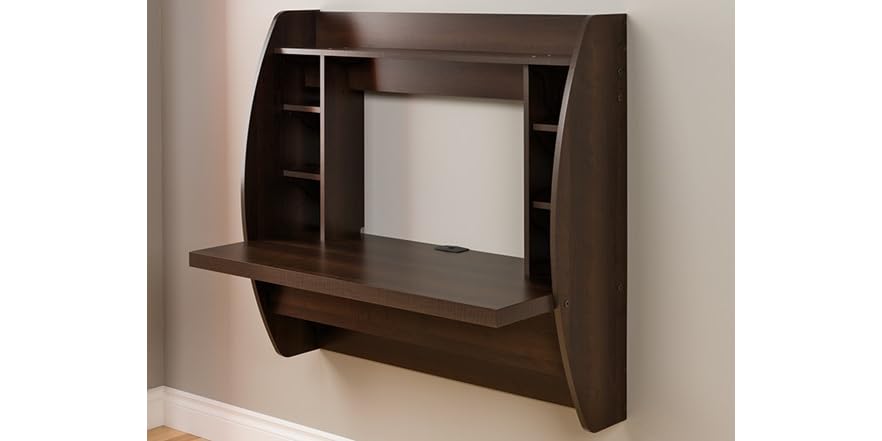 Wall Hanging Desk w/Storage (3 Colors)