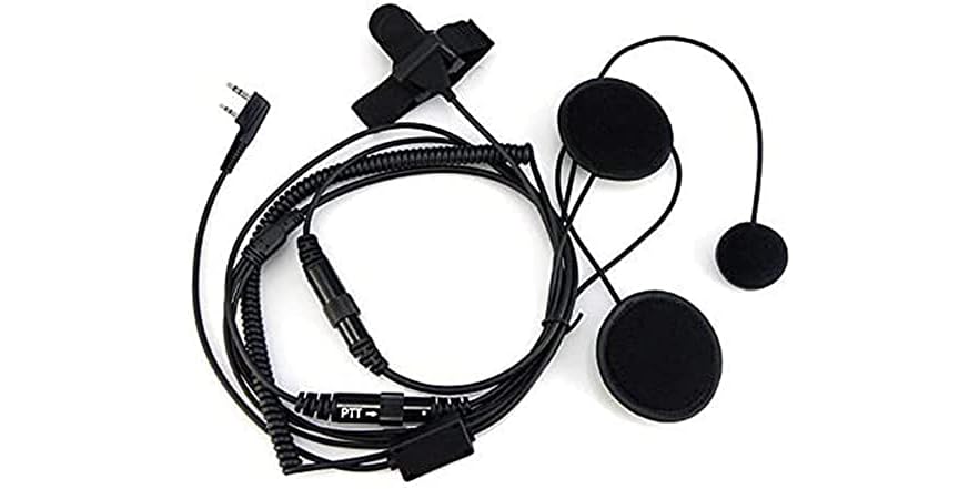 Baofeng 2 PIN Helmet Kit Motorcycle Headset