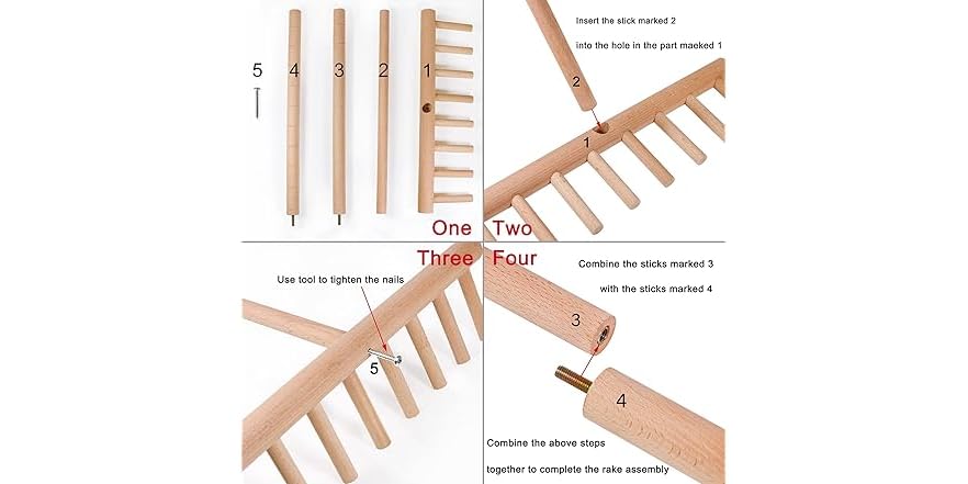 Outdoor 48" Zen Garden Rake Tool