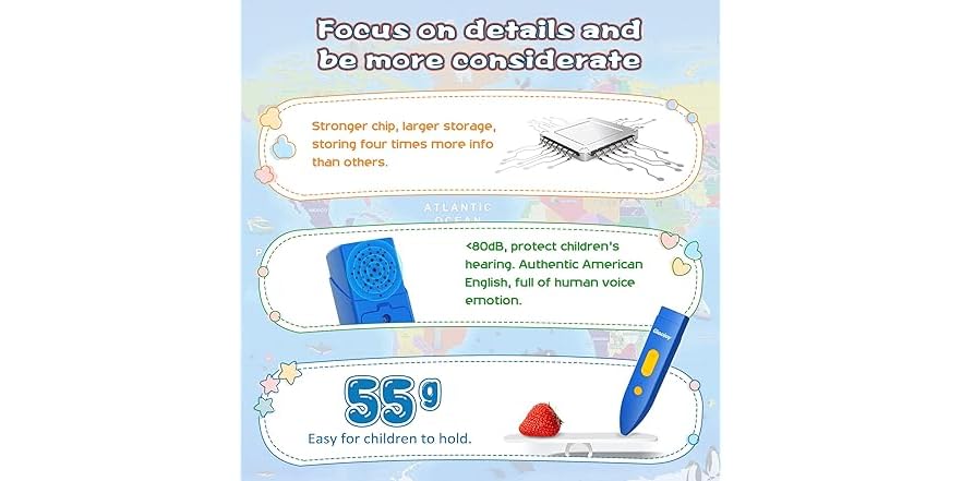 Bilingual Interactive World Map - Learning and Educational Toys