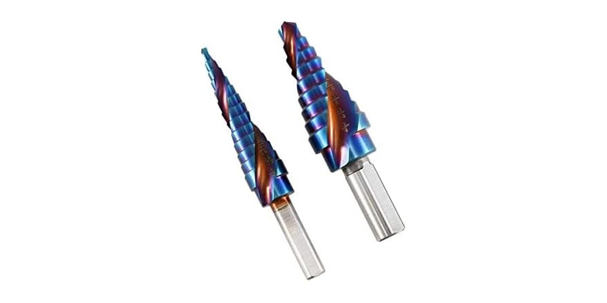 Astro Tools Blue Steel 2pc Max-Duty Step Drill Set