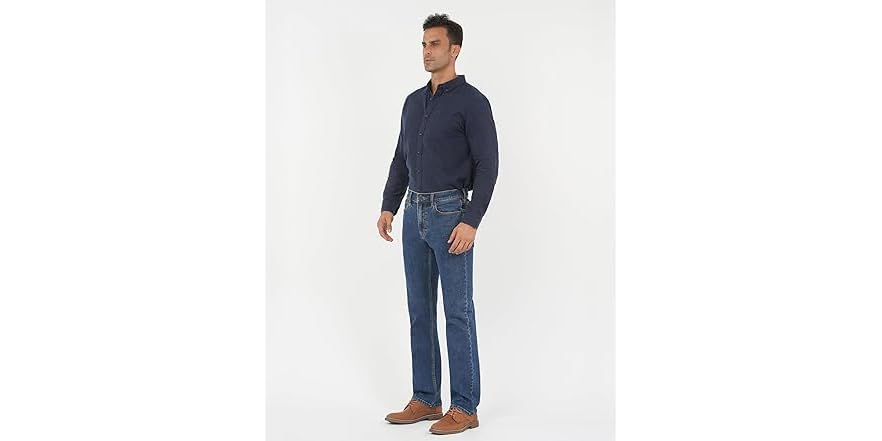 Regular Fit Straight Leg Boot Cut Jeans