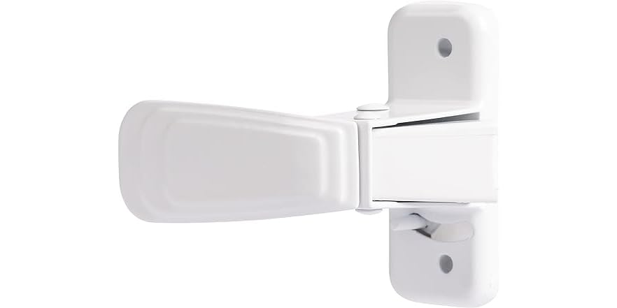 Heavy Duty Inside Door Latch; White Finish