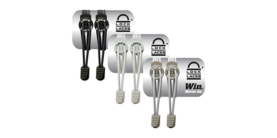 Lock Laces 3-Pairs