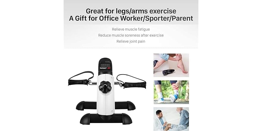 Uten Mini Exercise Under Desk Bike