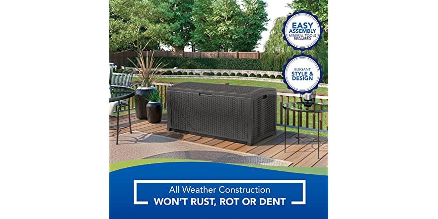 Suncast Extra Large Deck Storage Box