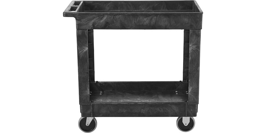 Rubbermaid 2-Shelf Utility Cart w Wheels