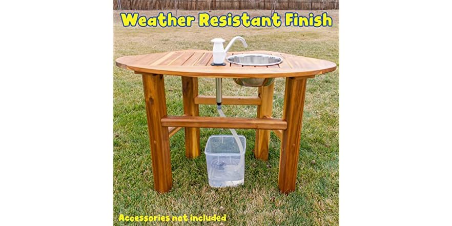 READY 2 LEARN Outdoor Curved Mud Table