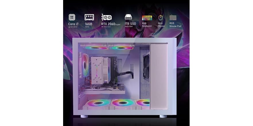 STGAubron Gaming Desktop (i7-10700F RTX 2060 S)