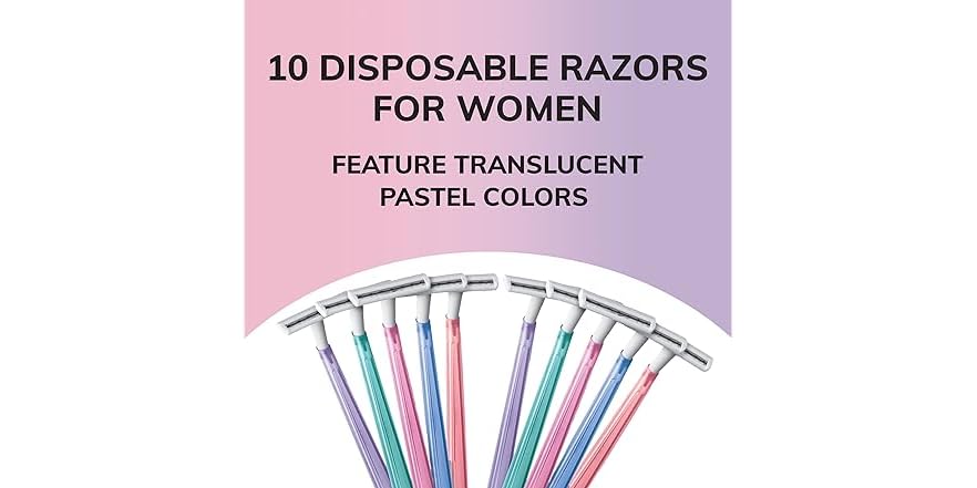 BIC Silky Touch Women's Disposable Razors, With 2 Blades