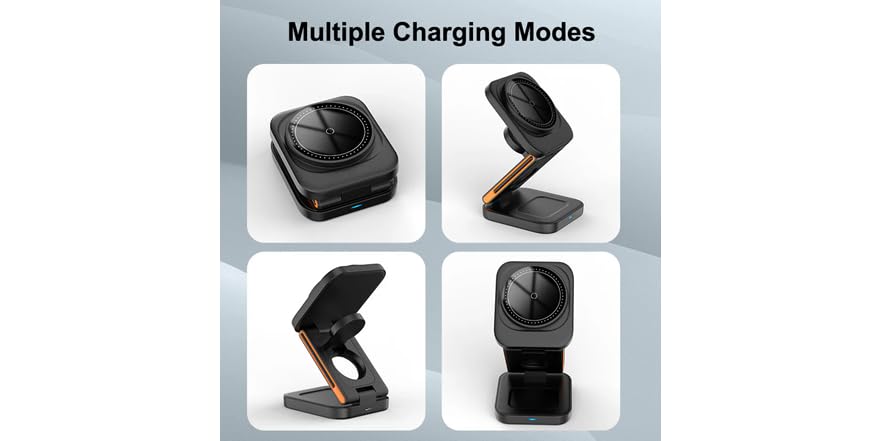 3-in-1 Foldable Magnetic Wireless Charger