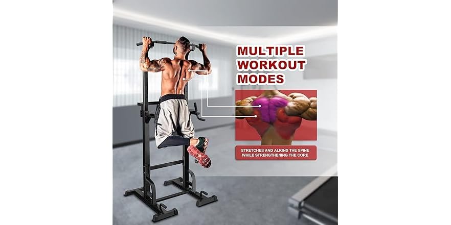 Holleyweb Multi-Function Power Tower - Black