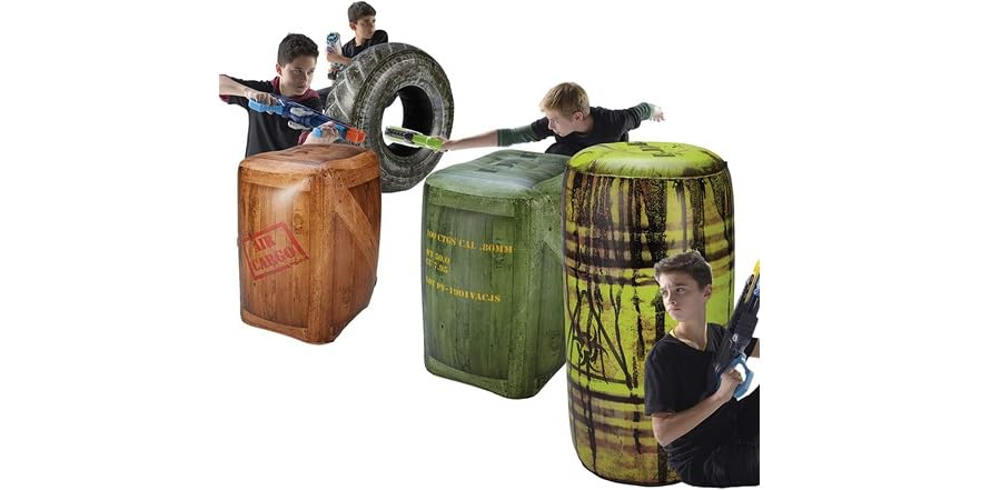 BUNKR Inflatable Battlezone Battle Set