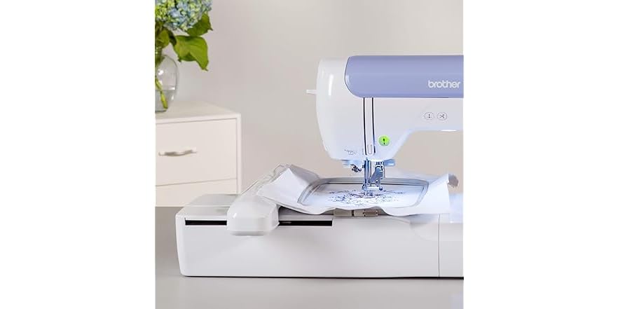 Brother Embroidery Machine PE800, 138 Built-in Designs, 5" x 7" Hoop ...