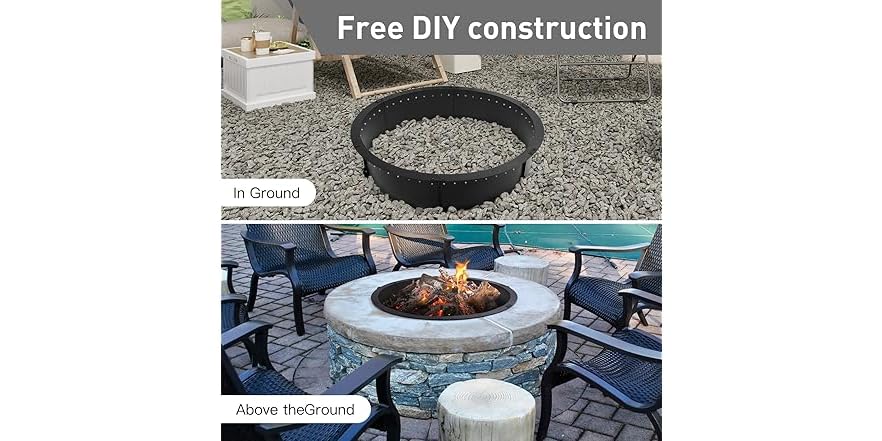 Outafurnia 40 inch Fire Pit Ring