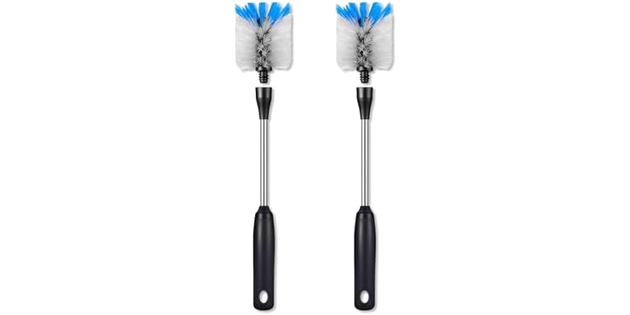 2 Pack Long Handle Scrubbing Brushes