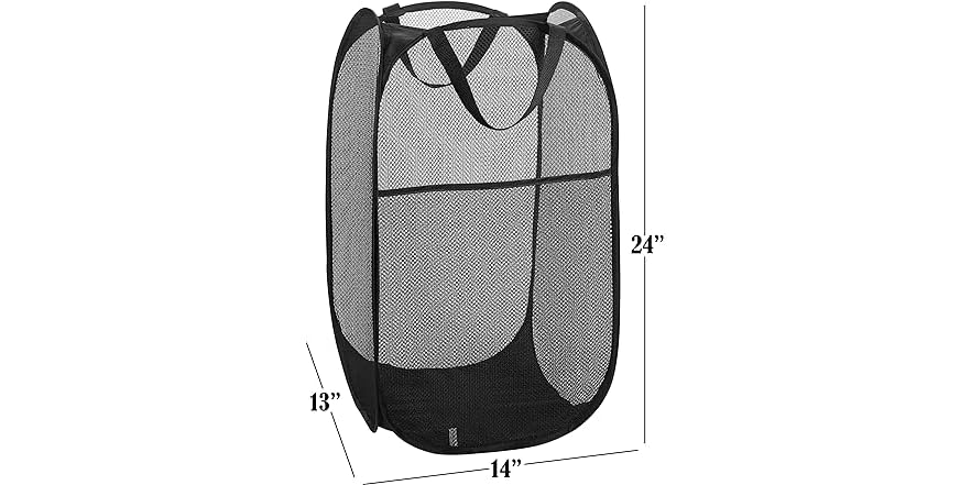 Collapsible Mesh Pop Up Laundry Hamper