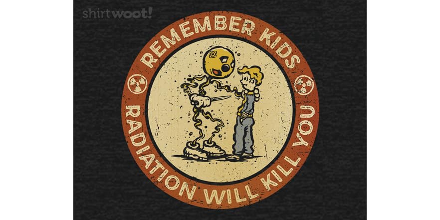 Vintage Radiation Warning